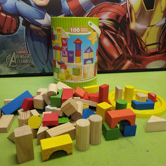 Spark Create Imagine | Toys | Spark Create Imagine Wooden Blocks With ...